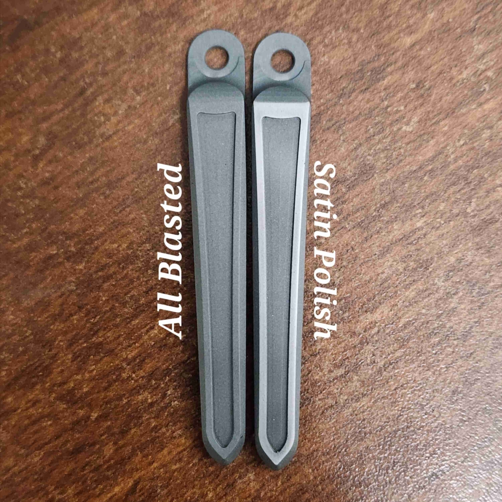 Specialty & Wood Inlay Titanium Clips – Millit Knives